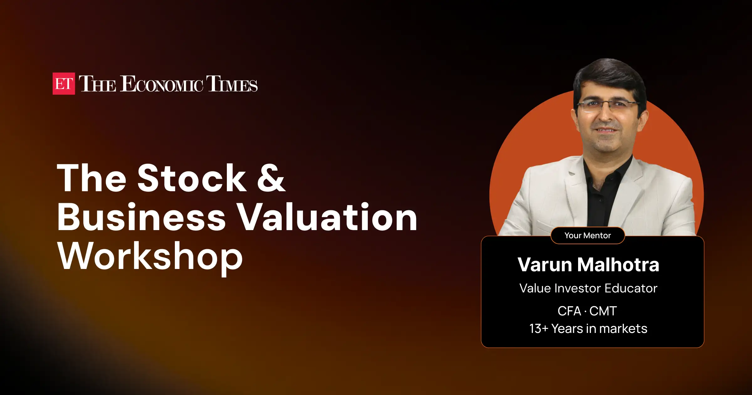 Stock & Business Valuation Workshop by Varun Malhotra | Learn Stock ...
