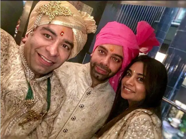 An extravagant affair: Gayatri Reddy ties the knot with Aneesh Bhatia ...