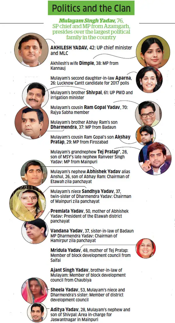 Mulayam Singh Yadav Family Tree