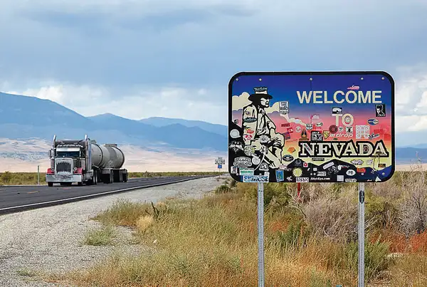 Bleak Beauty: Route 50, the loneliest road in America, a black ribbon ...