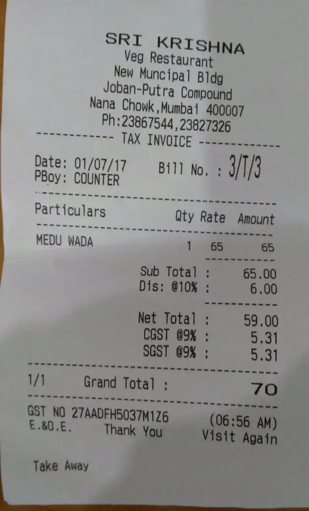GST Effect How Will Your Restaurant Bill Look Like Post GST 
