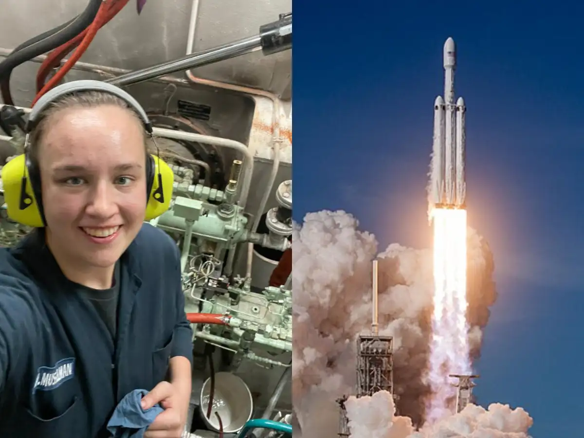 A mariner put 10% of her paycheck into SpaceX for 2…