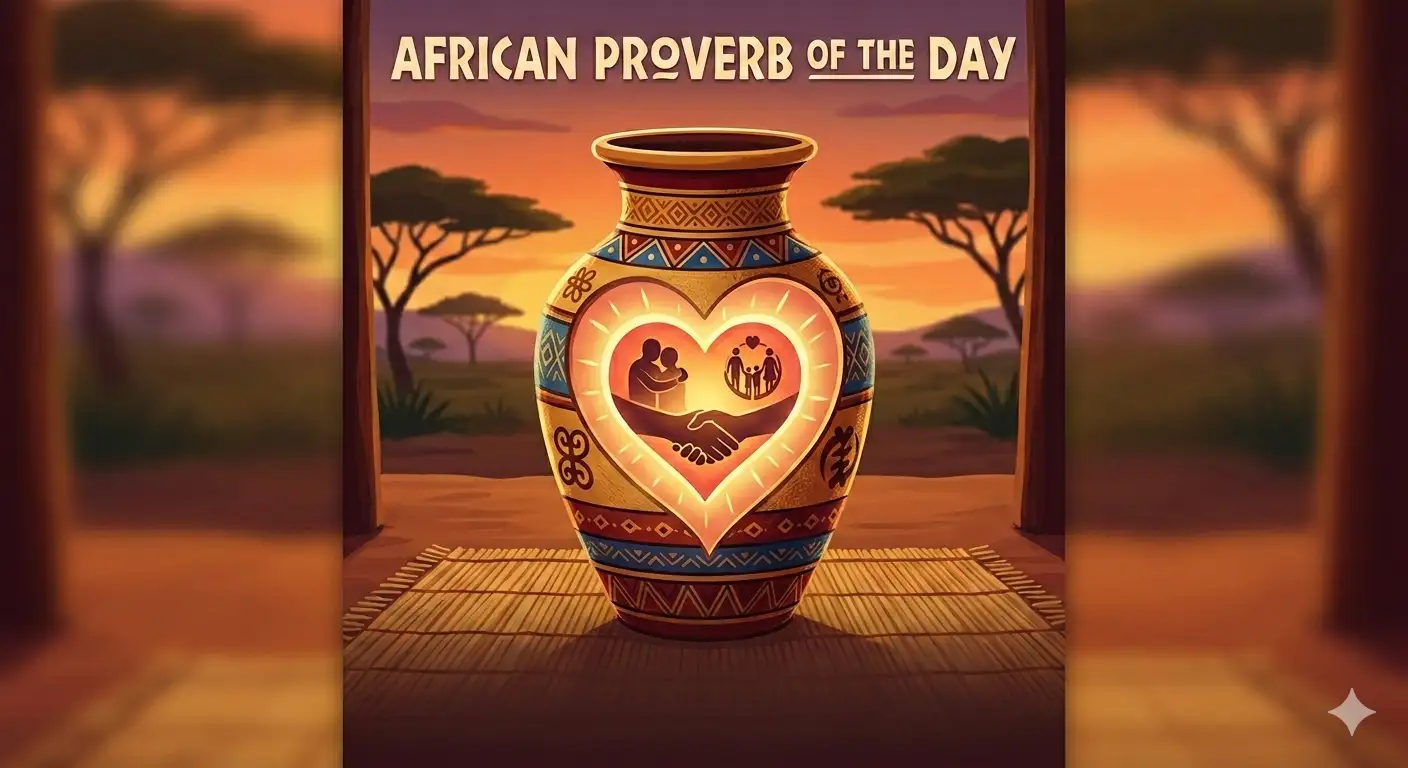 African proverb of the day: 'One who loves the vase,…
