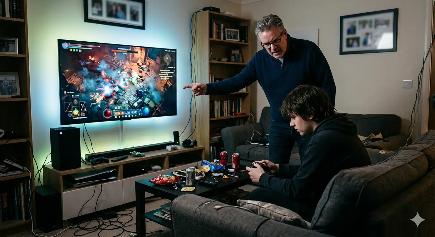 'He doesn't work, just plays video games and hangs out…