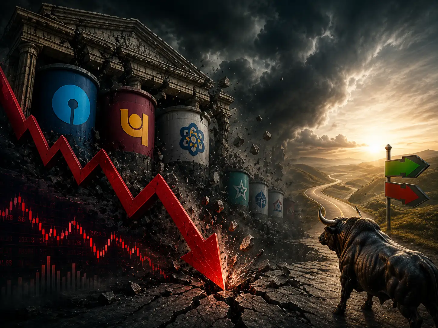 SBI, PNB, other PSU bank stocks tumble up to 21% from…