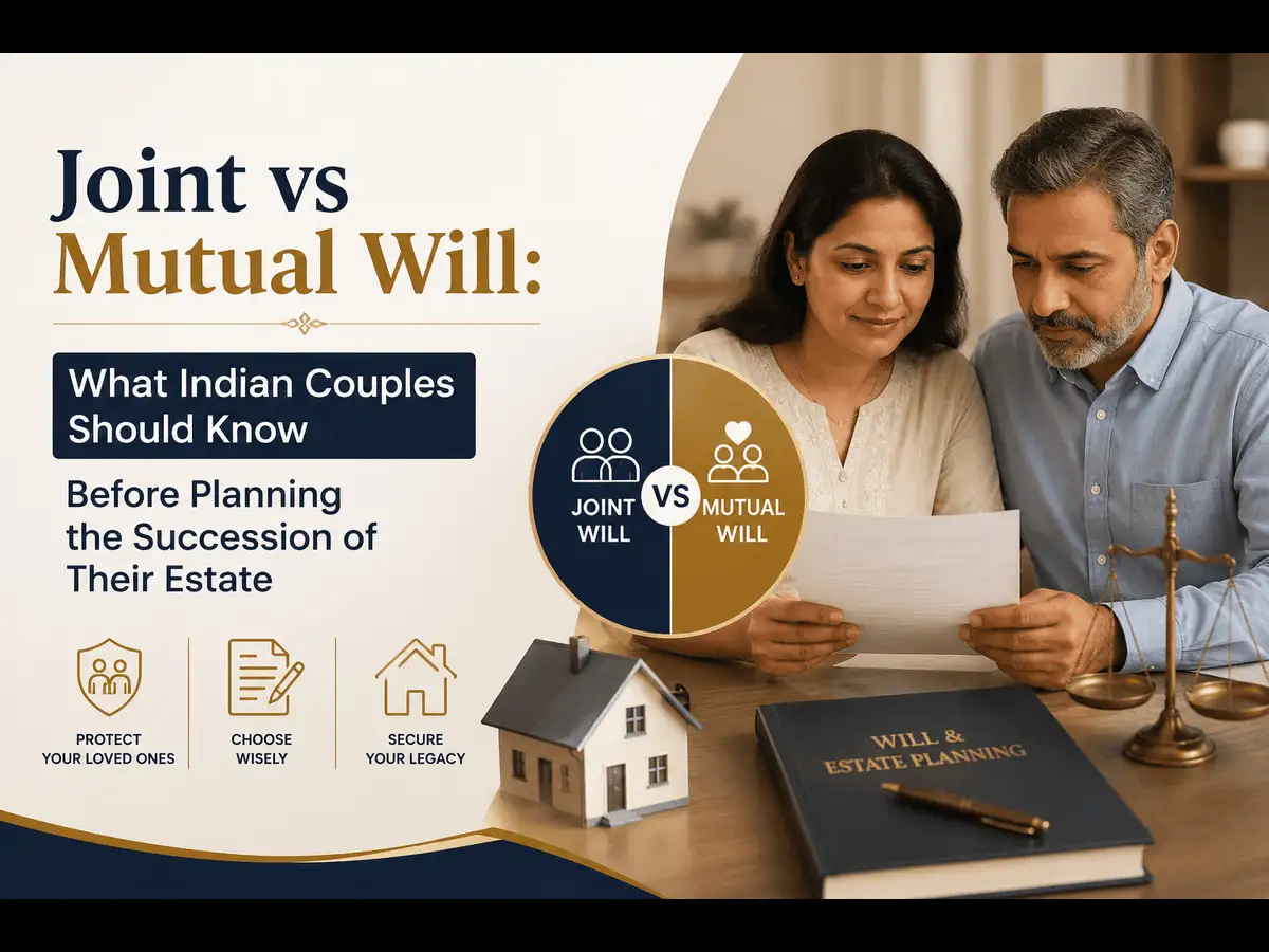 Joint vs mutual Will: What Indian couples should know…