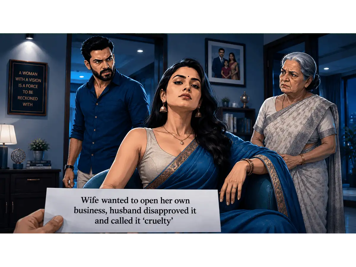 Husband wanted wife to stay home with his parents; her…