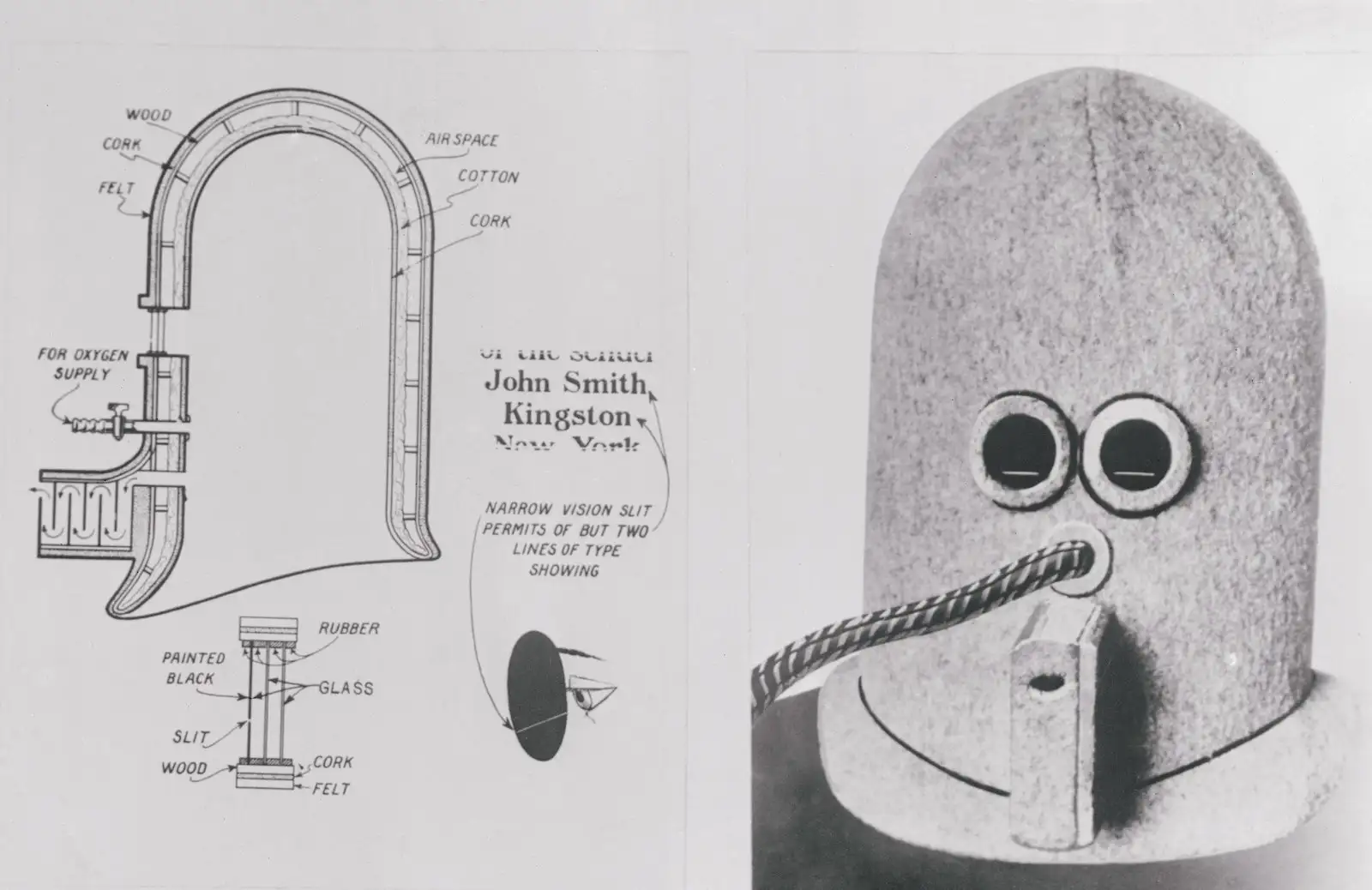 This weird 1925 helmet promised total focus by…