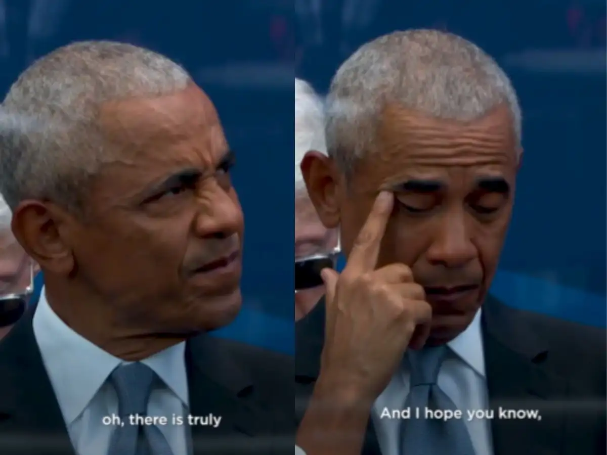 'Barack, look at me': Michelle Obama’s emotional words…