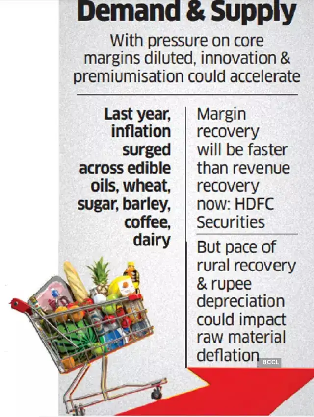 FMCG players see better margins as costs come down - The Economic Times
