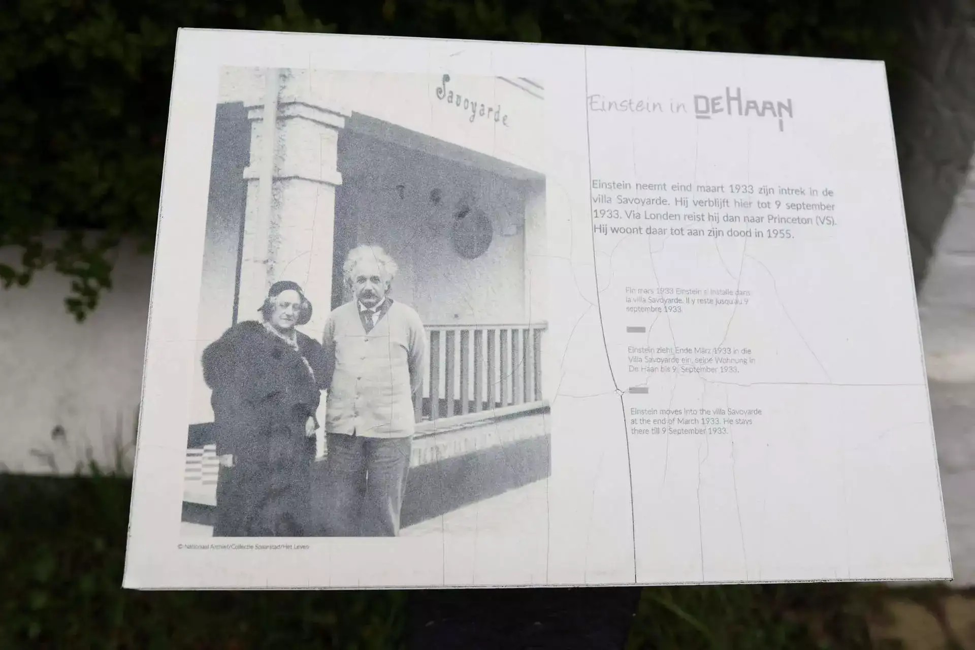einstein: When Albert Einstein stayed in Belgium in 1933 with wife Elsa ...
