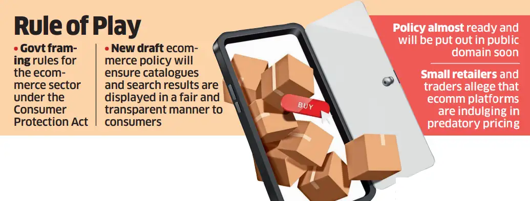 Ecommerce: New draft policy promises to level ecommerce playing field ...