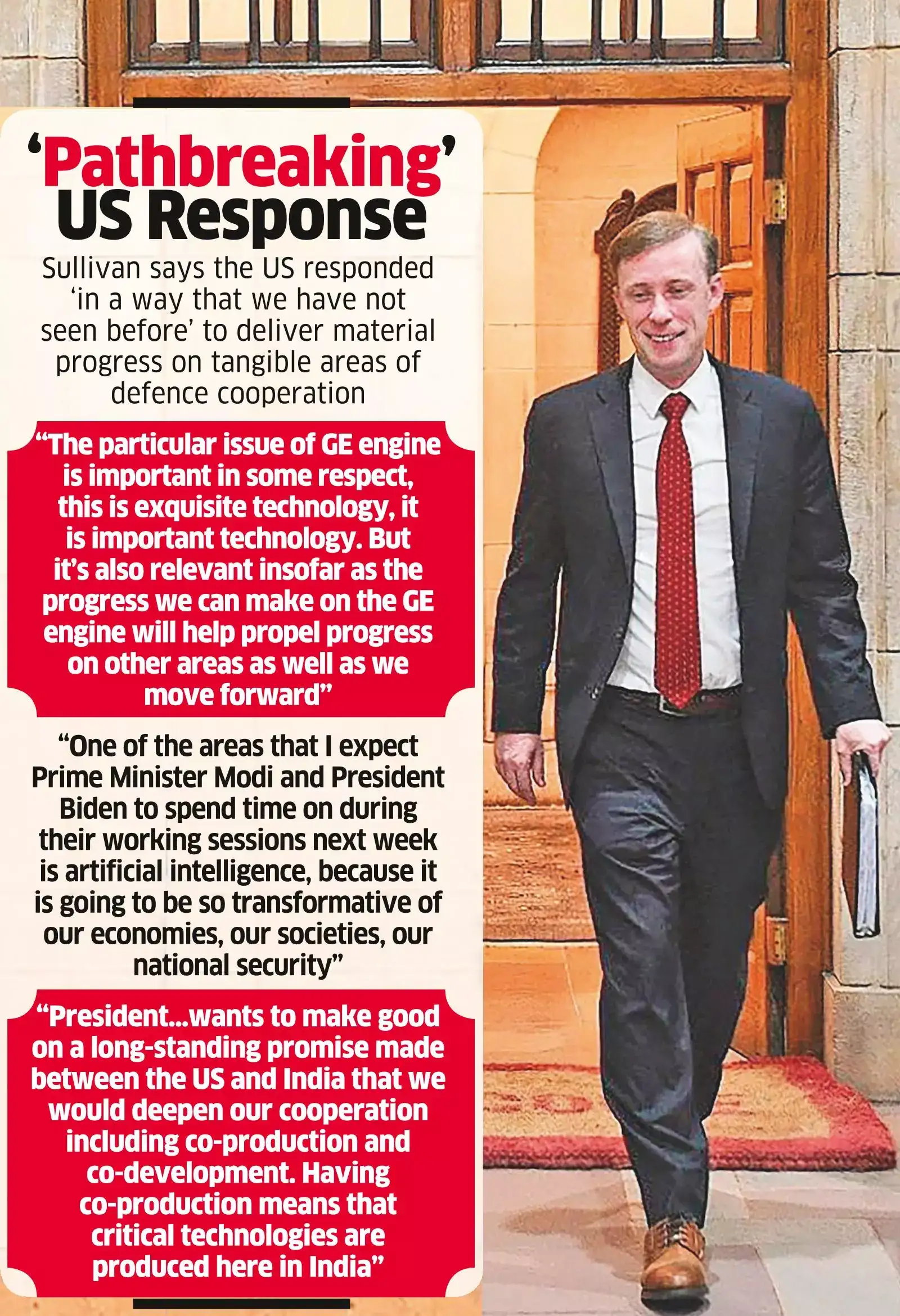 sullivan: President Biden's directive is to remove barriers in Def Tech ...