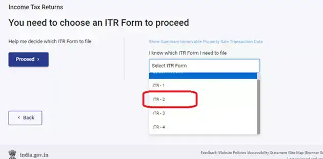 ITR-2: How to file ITR-2 online with salary, capital gains and other ...