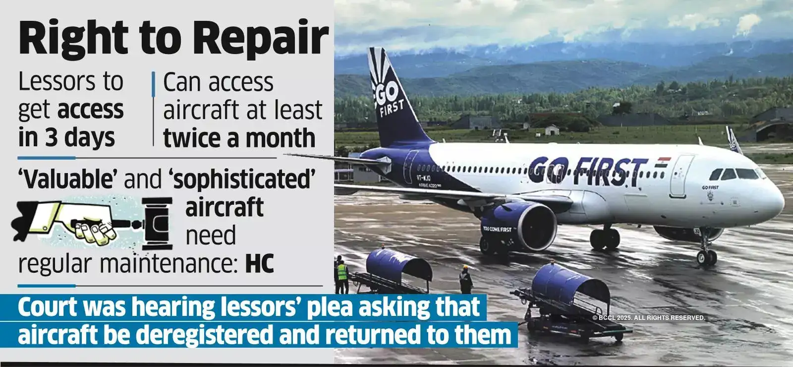 Go First lessors can access aircraft: Delhi High Court - The Economic Times