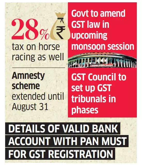 GST on online gaming: Online gaming, casinos set to attract 28% GST ...