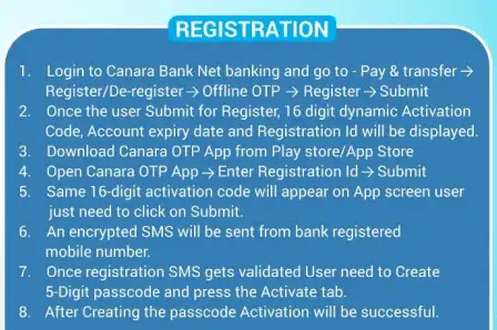 Canara Bank internet banking customers can now generate offline OTP ...