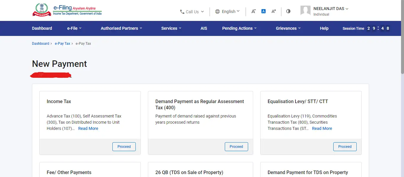 Pay Income Tax Online: How to pay income tax on income tax e-filing ...