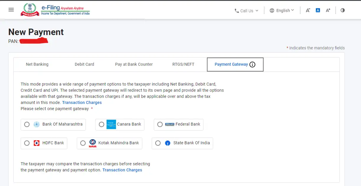 Pay Income Tax Online: How to pay income tax on income tax e-filing ...
