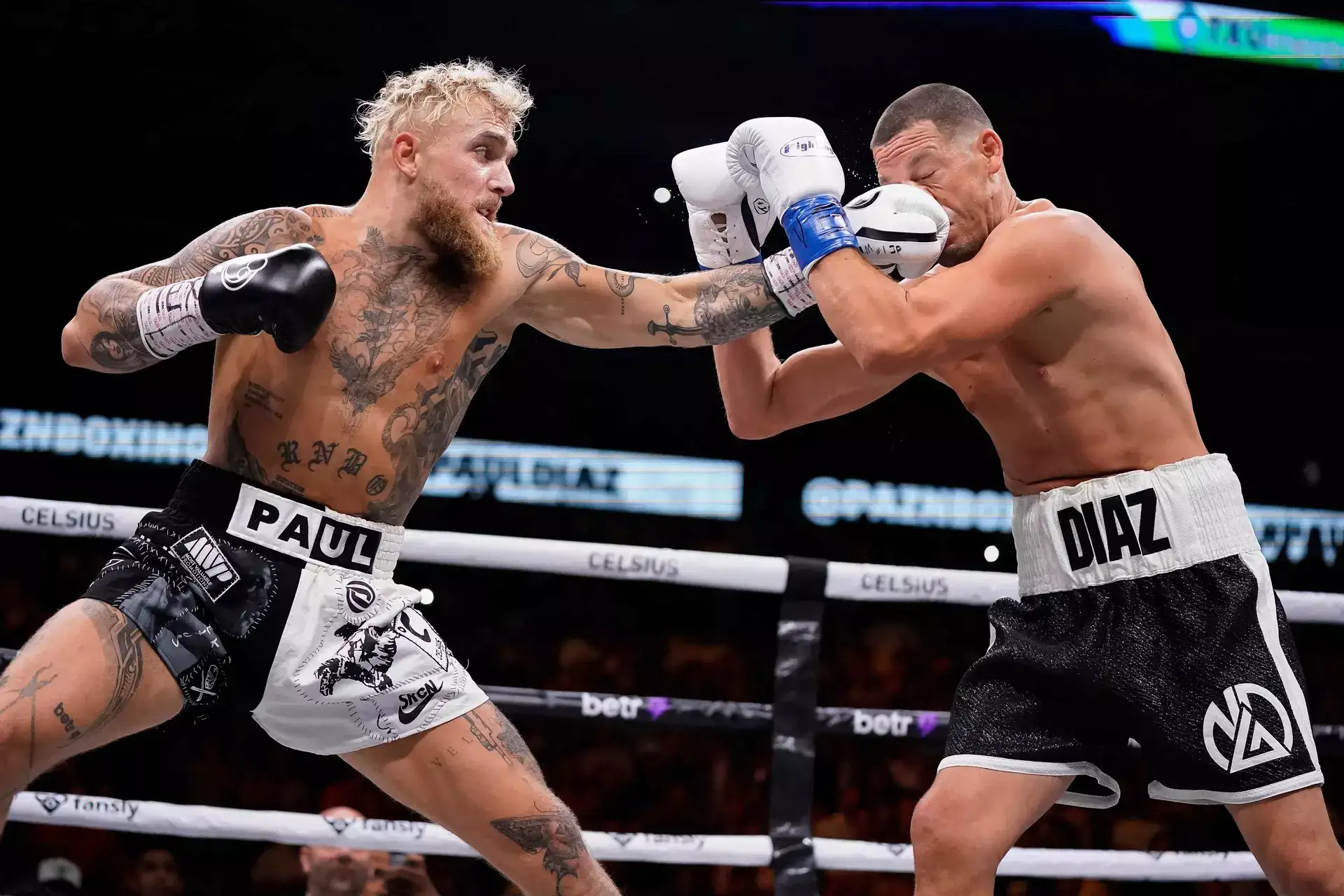 Jake Paul vs Nate Diaz fight highlights: Jake Paul defeats Nate Diaz by ...