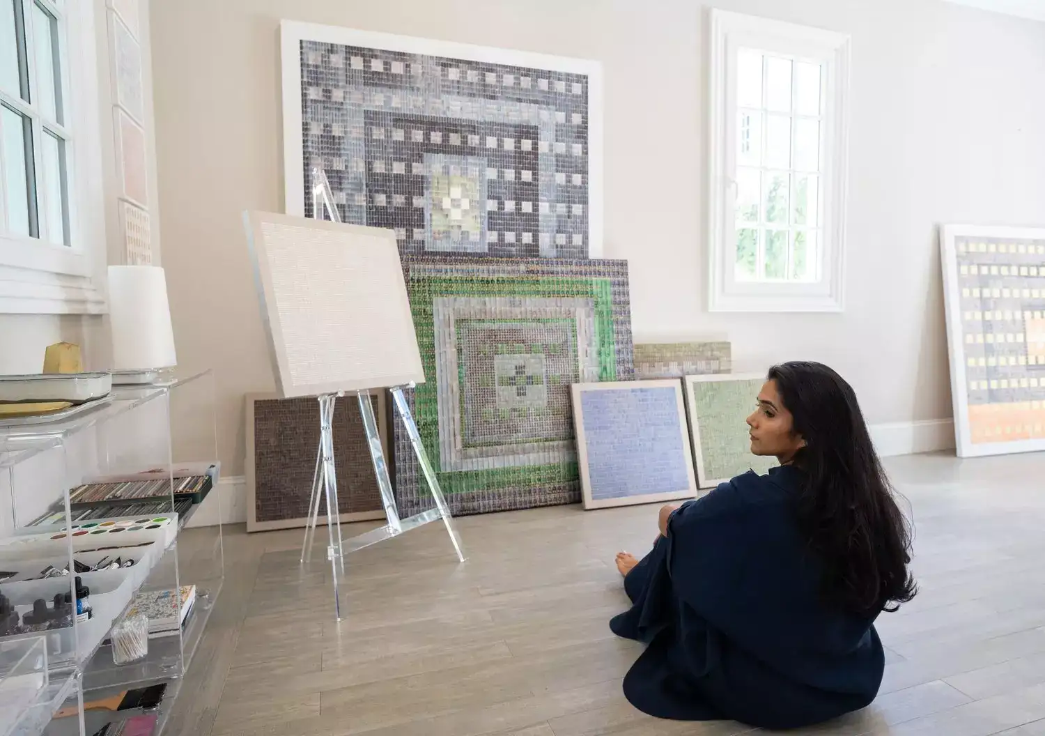 Peace: Breathing peace into the canvas: Artist Trishla Jain's first solo exhibition, ‘Nowness in ...