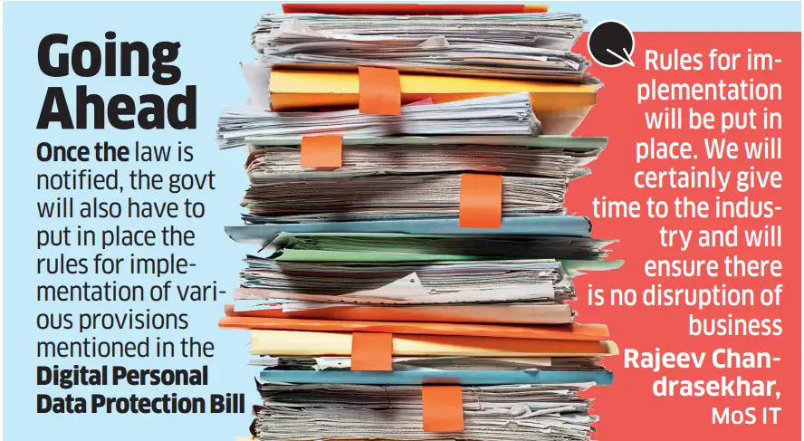 new data protection bill: Rajya Sabha passes new data protection bill ...