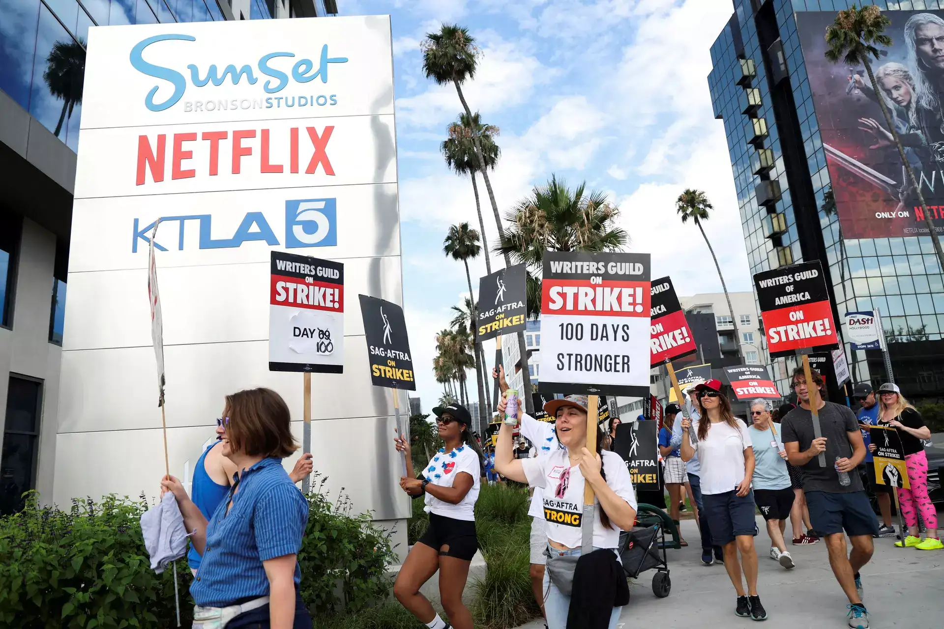Hollywood strike reaches its 100th day, reminds actors & writers of ...