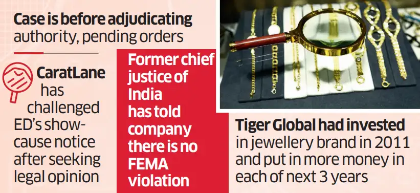 caratlane: CaratLane contests ED notice on alleged FEMA violation - The ...