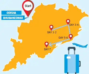 Odisha trip planning: Places to visit, where to stay, what to eat, cost ...
