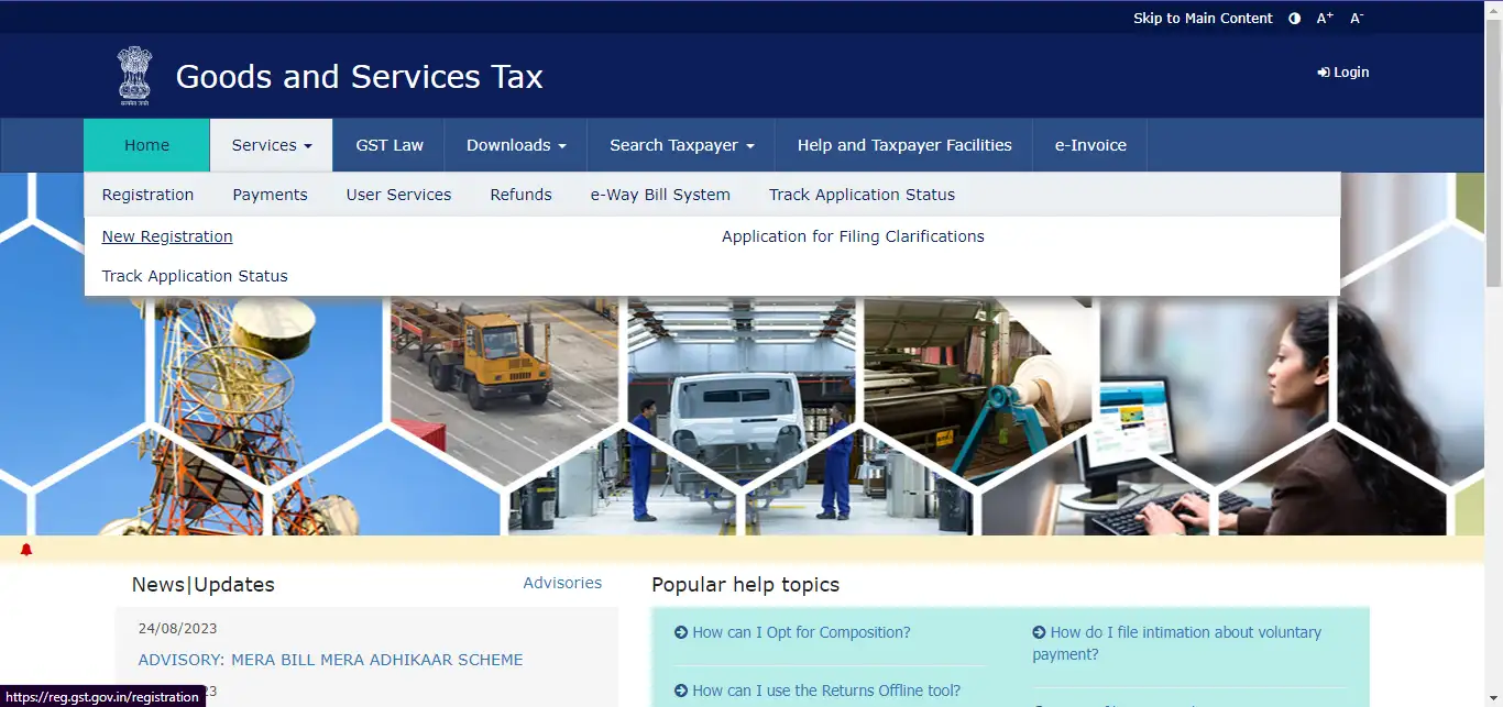 GST registration: How to apply for goods & services tax number in India ...