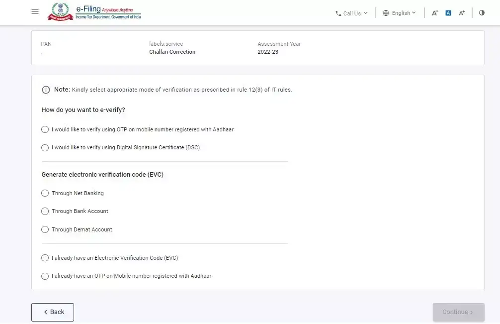 How to correct income tax challan mistake online on e-filing portal ...