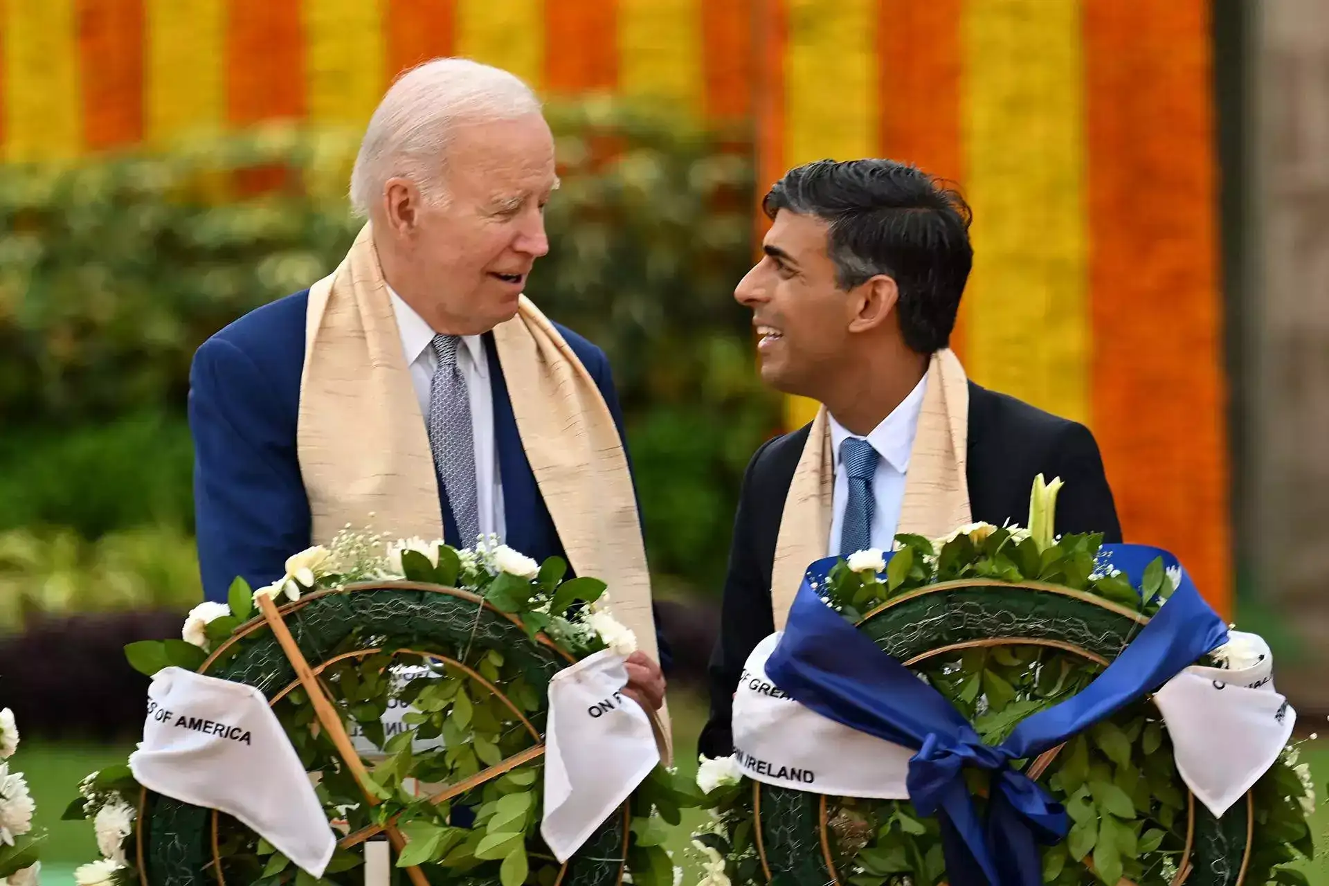 G20 Summit Day 2: PM Modi, Joe Biden, Rishi Sunak, other world leaders pay homage at Raj Ghat ...