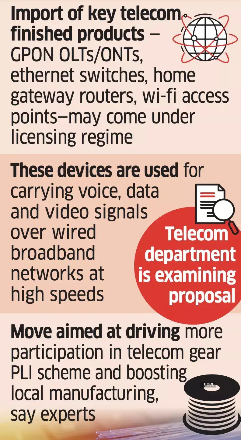 import licence: Industry warns govt move to bring fibre-based broadband ...
