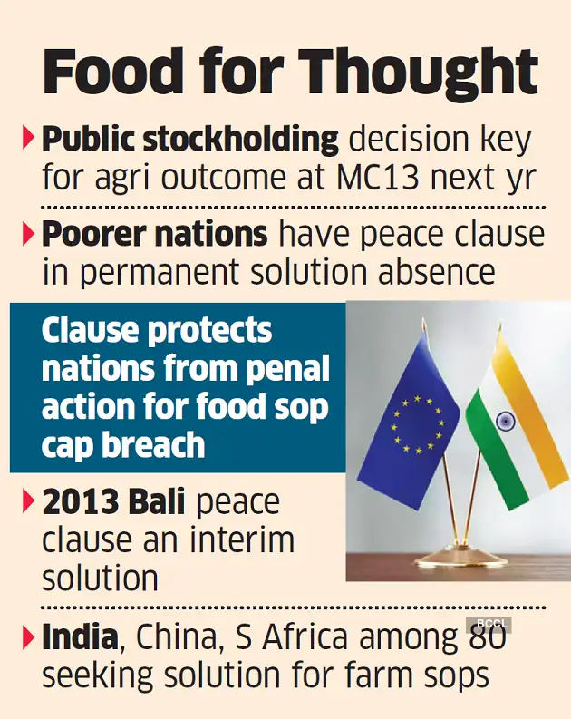 wto: European Union ready to talk food stock policy at WTO - The ...