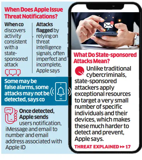 apple: Apple sounds alarm over hacking, govt orders probe - The ...