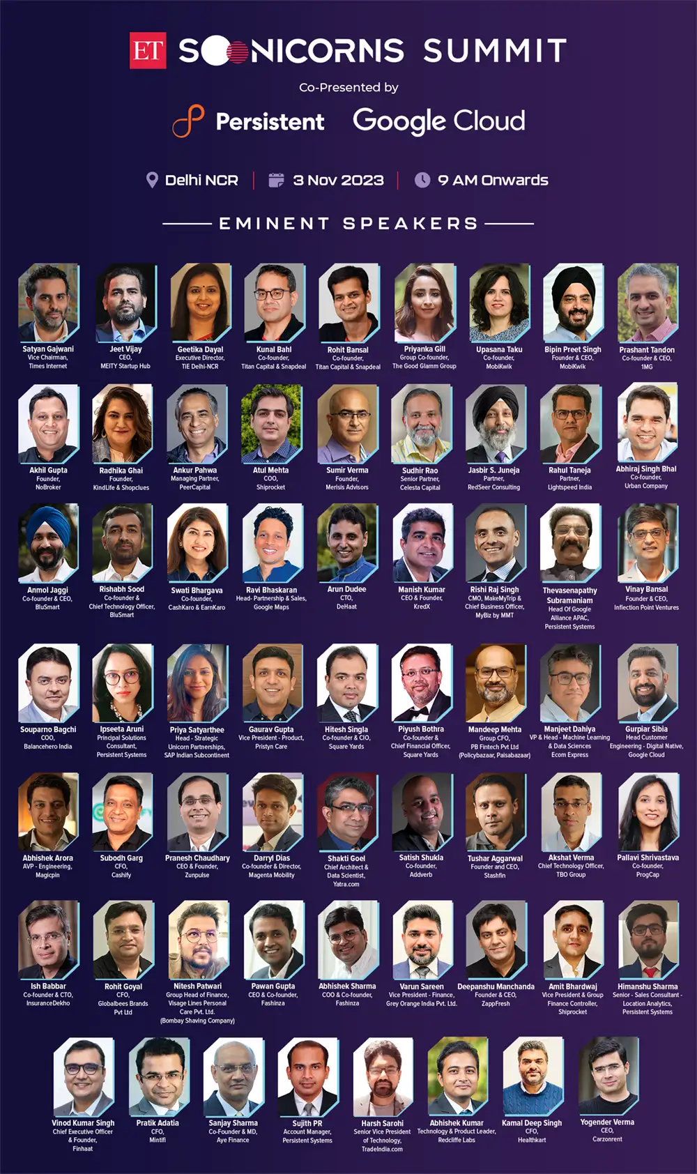 ET Soonicorns Summit 2023: Delhi-NCR edition kicks off today, experts ...