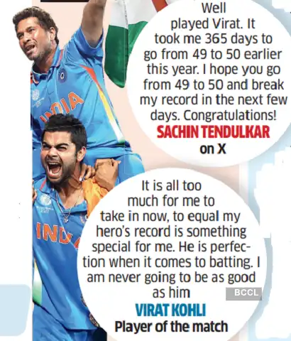 49th ODI century: It is something you dream about as a child, says Virat Kohli - The Economic Times