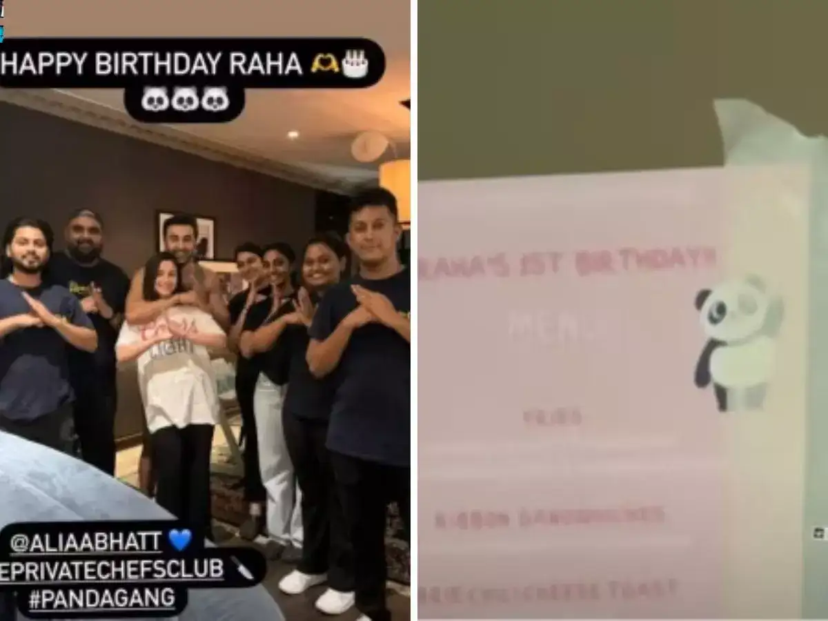 bhatt: Ranbir-Alia mark daughter Raha's 1st birthday with panda-themed ...