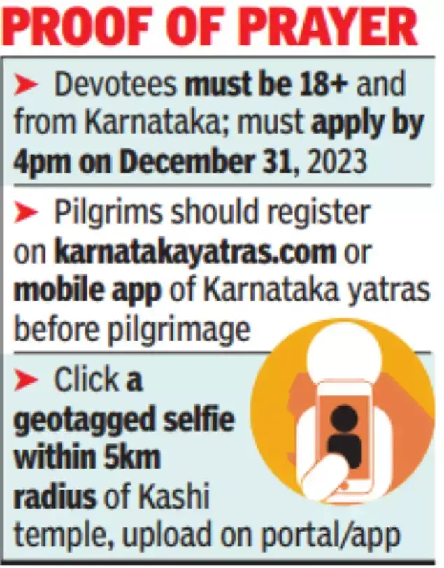 Kashi pilgrimage subsidy: A selfie can get you Rs 5,000 from Karnataka ...