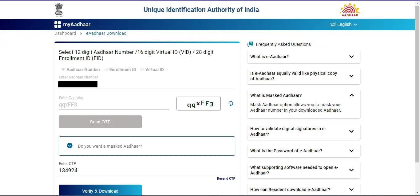 masked aadhaar download: Protect your Aadhaar from frauds, misuse: Know ...