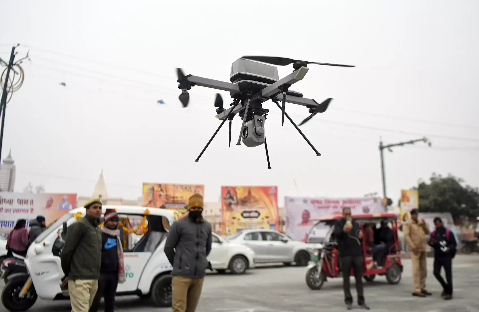 ram mandir security: Ram Mandir: How high-tech gadgets like AI cams ...