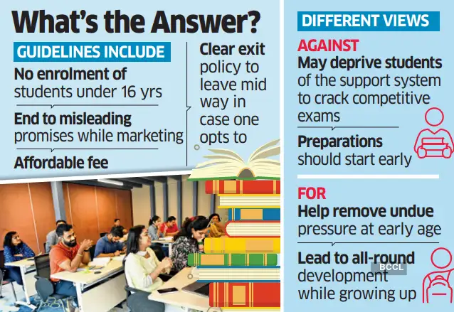coaching centre guidelines: Rules set to school coaching centres divide students, parents, and ...