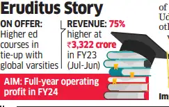 Eruditus Joins Queue of Reverse Flips, Weighs IPO - The Economic Times