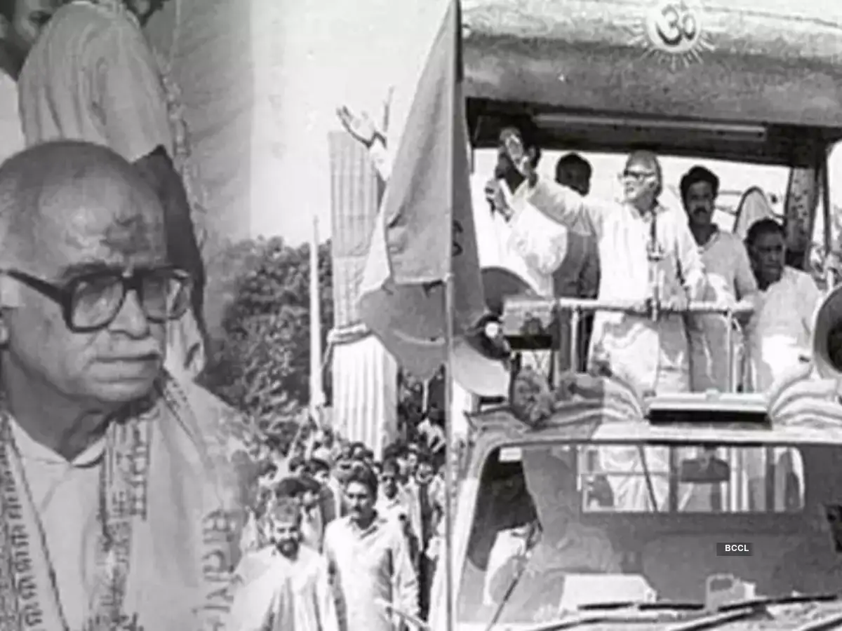 LK Advani: LK Advani's journey from Ram Rath Yatra to Bharat Ratna: How ...