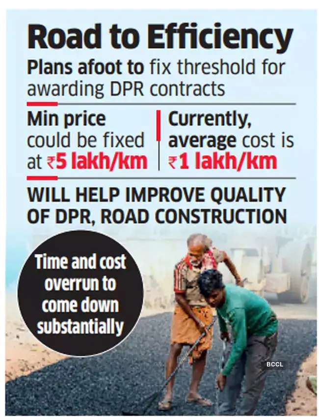 Threshold to prepare road DPRs may be hiked to ₹5 lakh/km - The ...