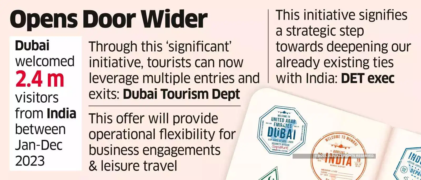 Dubai announces five-year multiple-entry visa for tourists from top ...