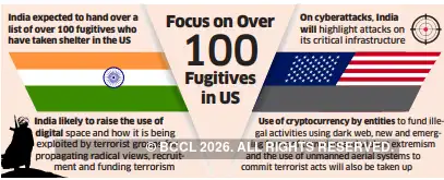 India, US to hold homeland security talks - The Economic Times