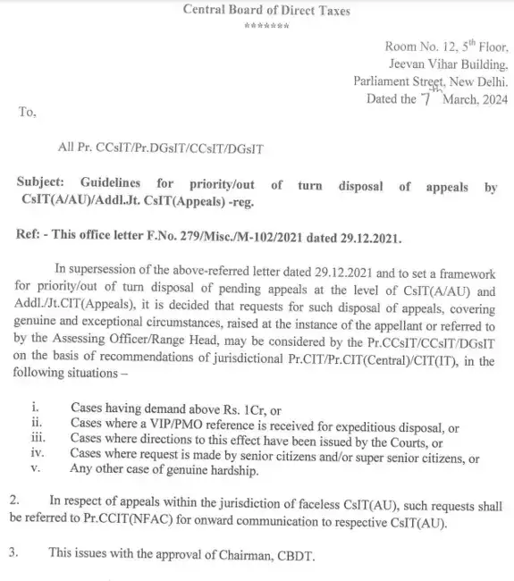 Now a VIP or PMO can help you to expedite pending tax appeals; Know how ...