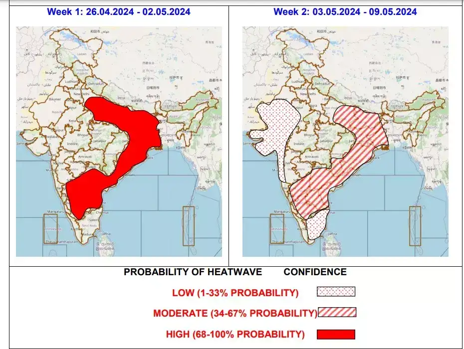 IMD heatwave alert: Check your state's forecast as maximum temperature ...