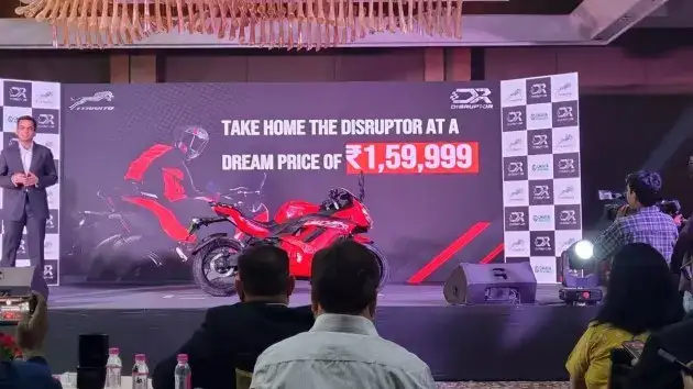Okaya ferrato Disruptor: Okaya launches e-bike 'Disruptor' at Rs 1.59 ...